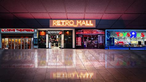 1980s 1990s Mall Retro Mall Neon Composite Suncoast Spen Flickr