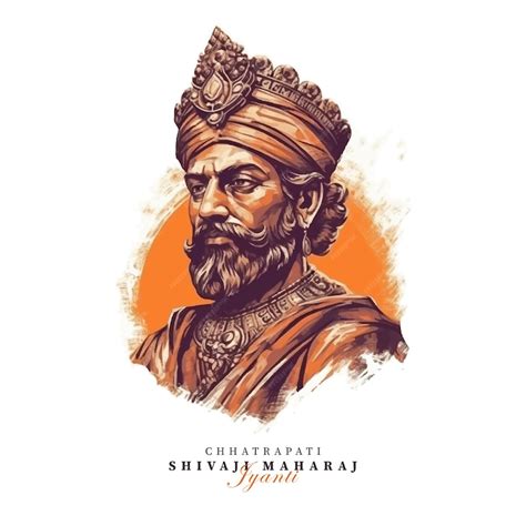 Premium Vector Vector Illustration Of Chhatrapati Shivaji Maharaj Chhatrapati Shivaji Maharaj