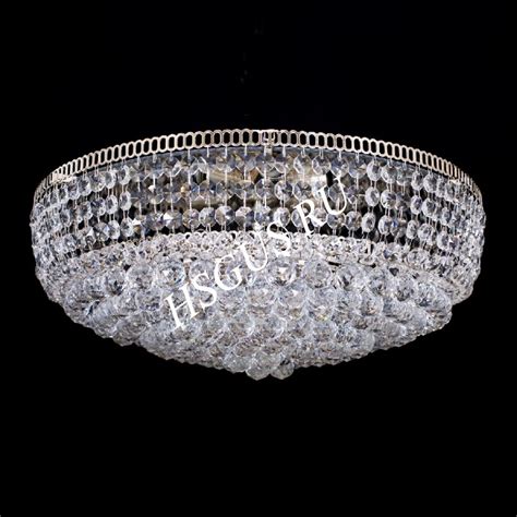 Хрустальная потолочная люстра "Арктика Шар" Производство "Гусь ...