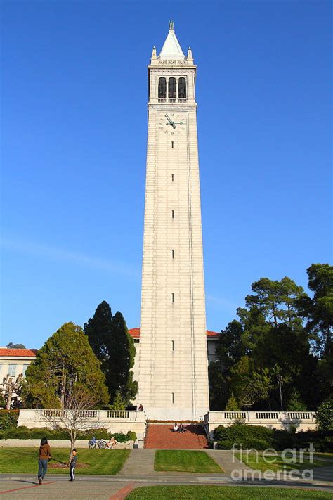 Uc Berkeley Sather Tower The Campanile Clock Tower 7d10059 Photograph By Wingsdomain Art