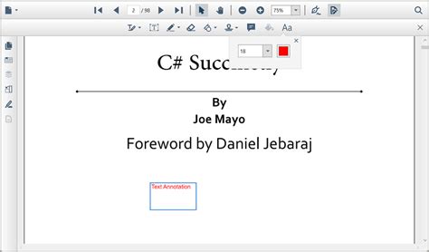 Text Annotation In Wpf Pdf Viewer Control Syncfusion®
