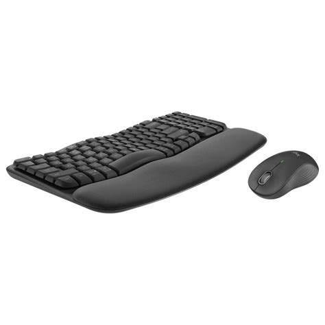 Logitech Wave Keys Mk670 Wireless Keyboard And Mouse Combo In Graphite