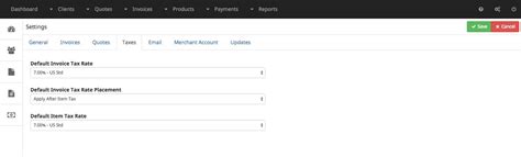 Tax Settings InvoicePlane Wiki