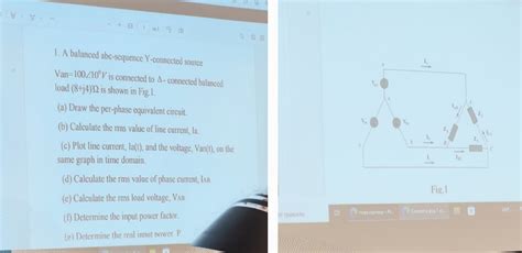 Solved A Balanced Abc Sequence Y Connected Source Van