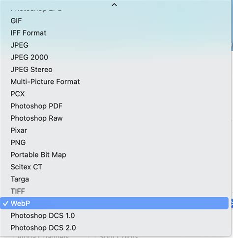 How To Save File In Webp Format Adobe Community 14303788