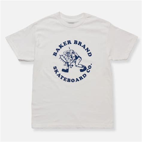 Baker Slugger Tee White Slugger Skate Store
