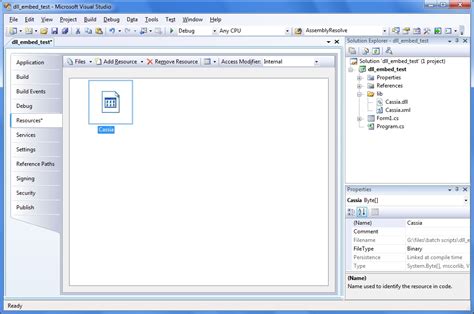 Embed Dll Files Within An Exe C Winforms