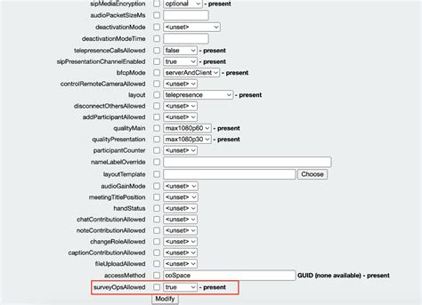 在cisco Meeting Server中配置调查功能并对其进行故障排除 Cisco