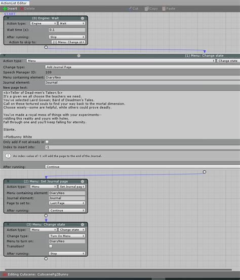 Diary Pages Scrambled By Scene Switching — Adventure Creator Forum