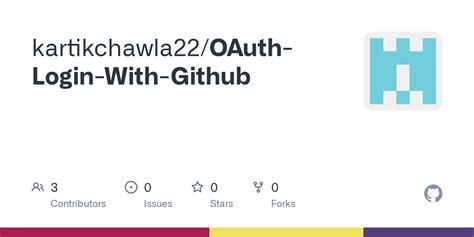 GitHub Kartikchawla OAuth Login With Github