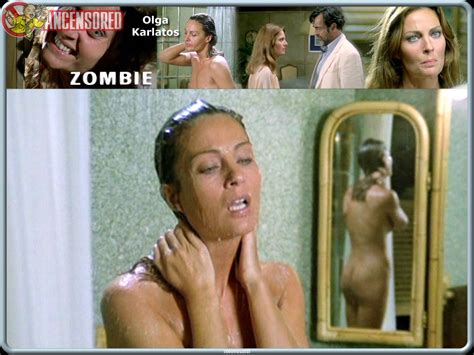 Naked Olga Karlatos In Zombie Flesh Eaters