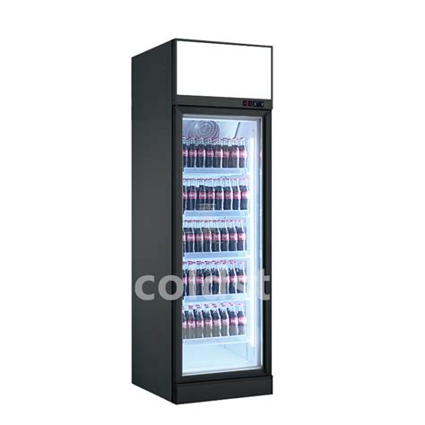 Single Door Fridge Vertical Glass Bottle Beverage Chiller Display Cabinet Door Fridge And