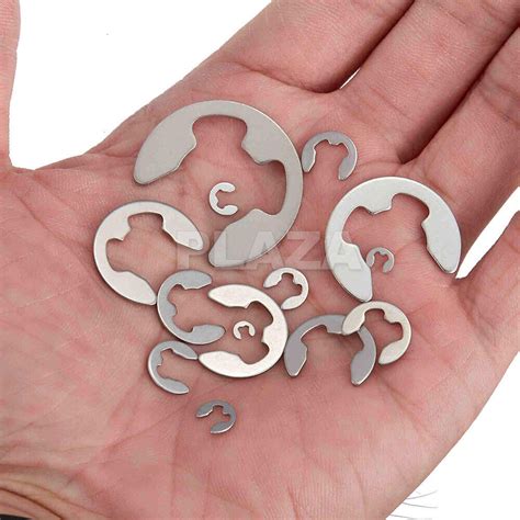120pc Stainless Steel E Clip E Clip Cir Clip External Assortment Kit 1 5 10mm Ebay