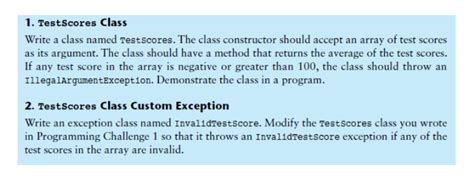 Solved Building On Lab Assignment 9 Testscores Class