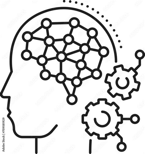 deep learning icon for ai artificial intelligence and machine learning