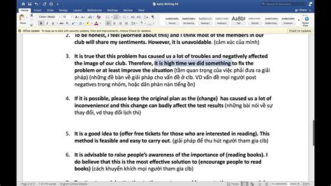 Mai Hien Aptis Possible Suggestions Solutions For Part 4 Aptis