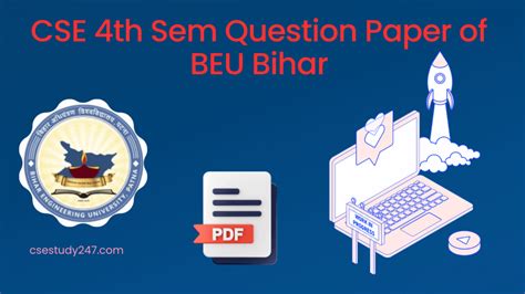 CSE 4th Sem Question Paper Of BEU Bihar Csestudy247
