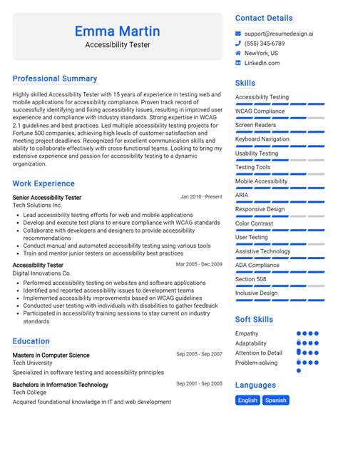 24 Software Tester Resume Examples And Templates For 2025 Resumedesignai