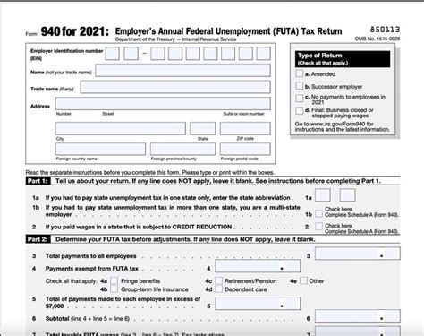 What Is Irs Form 940