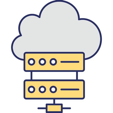 Server Generic Color Lineal Color Icon Server Generic Color Lineal Color Icon