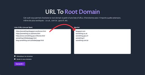 Comment Extraire Le Root Domain D Une Liste D URLs En Bulk OUTIL