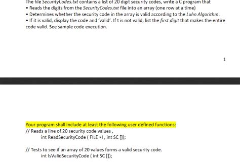 Problem 1 35 Points Luhn Algorithm