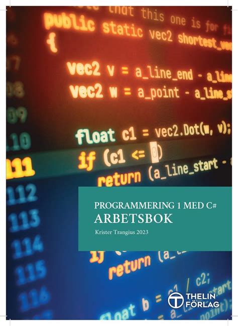 Programmering 1 Med C Lärobok Krister Trangius Häftad