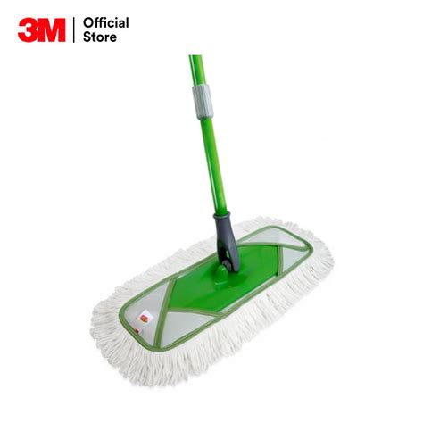 Scotch Brite® Cotton Flat Mop สก๊อตช์ ไบรต์® ม็อบดันฝุ่น ชนิดเส้นด้าย อุปกรณ์เสริม Shopee Thailand