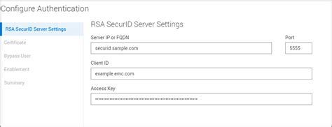 Dell Powerstore Rsa Mfa Api Rest Configuration Rsa Ready