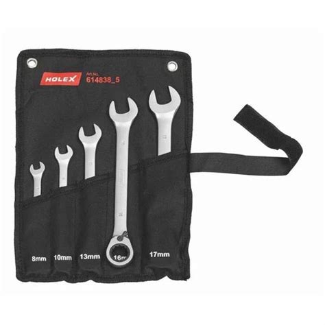 Holex 614838 Open Ended Spanner Ratchet Ring Spanner Set Reversible 150 Offset At Best Price In
