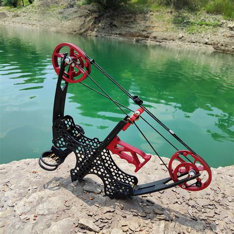 소형 활과 화살 강철 공 이중 목적 복합 활 올 메탈 활 양궁 사냥 용품 Aliexpress