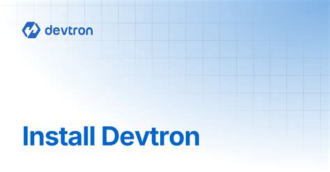 Install Devtron Devtron