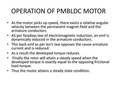 Permanent Magnet Brushless Dc Motors Ppt Pptx Radio Control