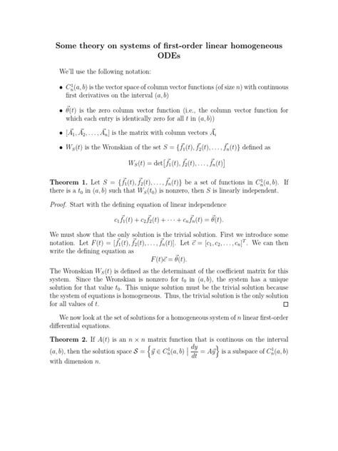 Theory Systems Pdf Linear Subspace Vector Space