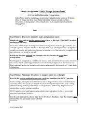 EBP Process Form Docx Week Assignment EBP Change Process Form ACE Star Model Of Knowledge