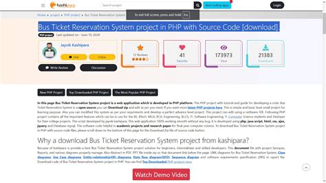 92 Bus Ticket Reservation System Project In Php With Source Code