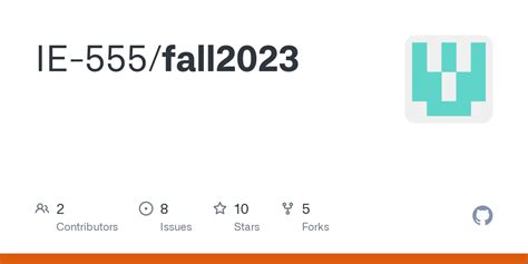 Github Ie 555fall2023