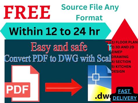 pdf to dwg autocad conversion and redraw floor plan into autocad upwork