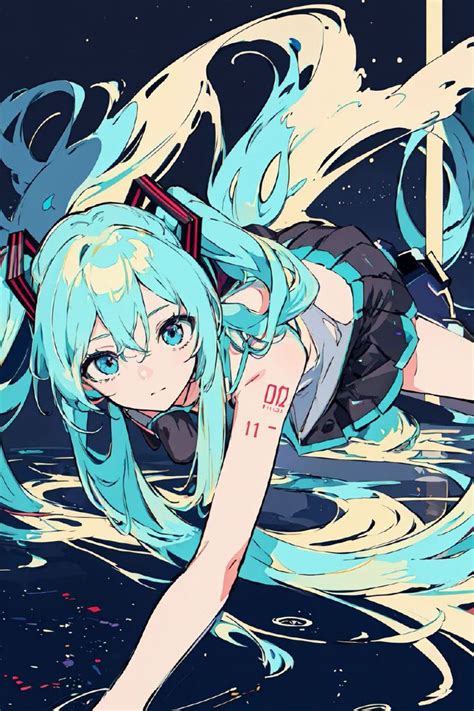 Hatsune Miku Miku Hatsune Chibi Hatsune Miku Anime Character Design