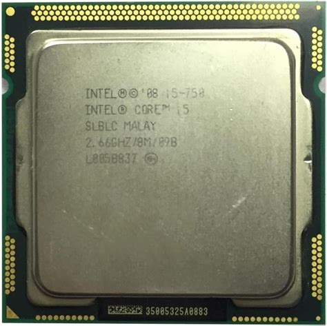Intel Core I5 750 I5 750 2 6 Ghz Used Quad Core Quad Thread Cpu Processor 8m 95w Lga