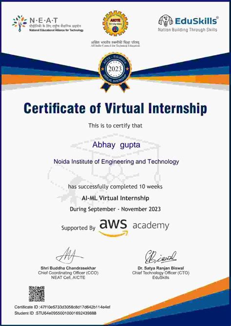 Ai Machinelearning Aiinternship Mlinternship Careergrowth Techskills Aicteinternship