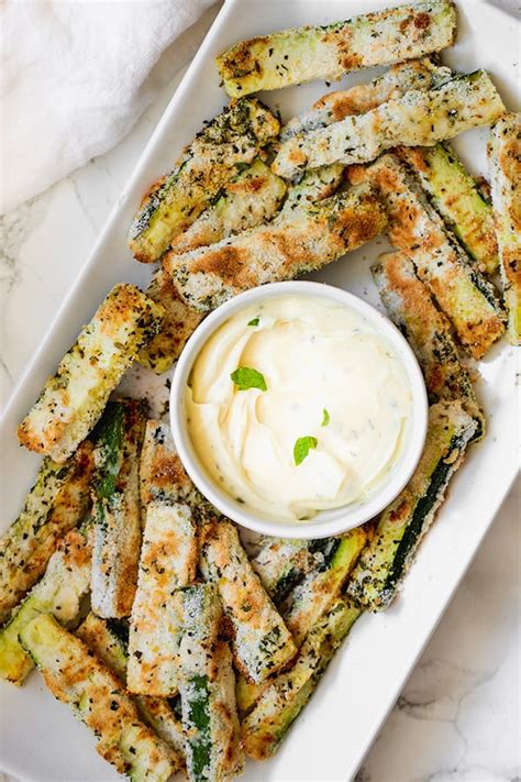 Baked Low Carb Zucchini Fries Paleo Aip Keto Dairy Free Unbound