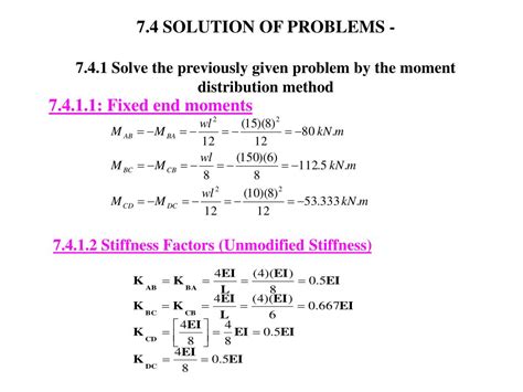 Ppt 7 Moment Distribution Method Powerpoint Presentation Free