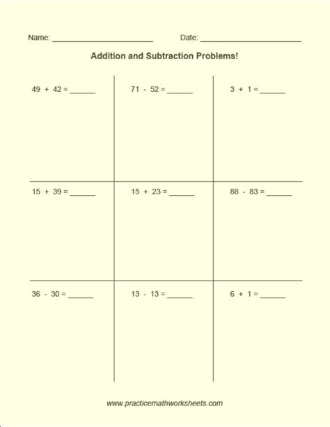 Addition Subtraction Worksheets Worksheets Library