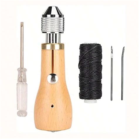 Leather Sewing Kit Hole Punching Tool Hand Needles Needles Screwdriver Sewing Punch Tools