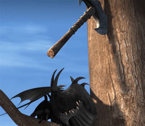 I Seriously Need To Make Fanart Of Astrid Trying To Get The Axe Out Of