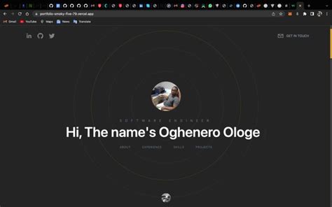 building nextjs tailwindcss portfoliowebsite typescript… oghenero ologe