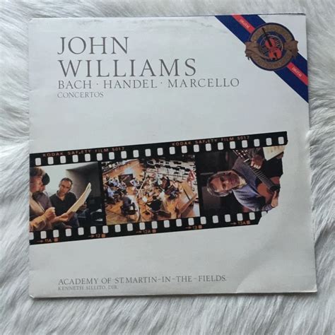 Vintage John Williams Bach Handel Marcello Concertos Cbs Records Masterwork 1984 51 99