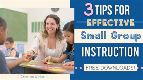 3 Tips For Effective Small Group Instruction Lead In Literacy
