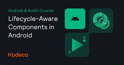 lifecycle aware components in android kodeco